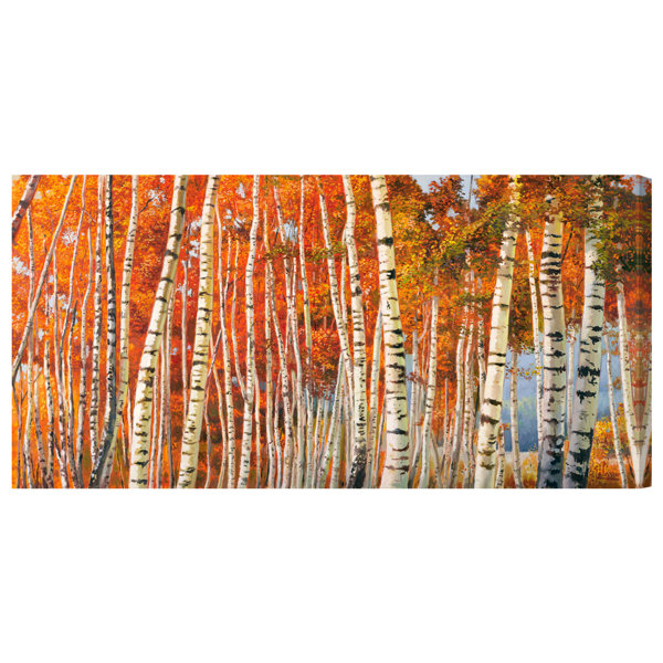 Union Rustic Betulle D'autunno by Adriano Galasso - Wrapped Canvas Painting | Wayfair.co.uk